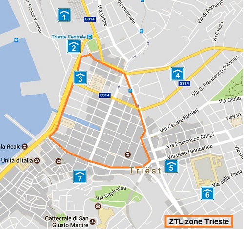 Parking Trieste Italy